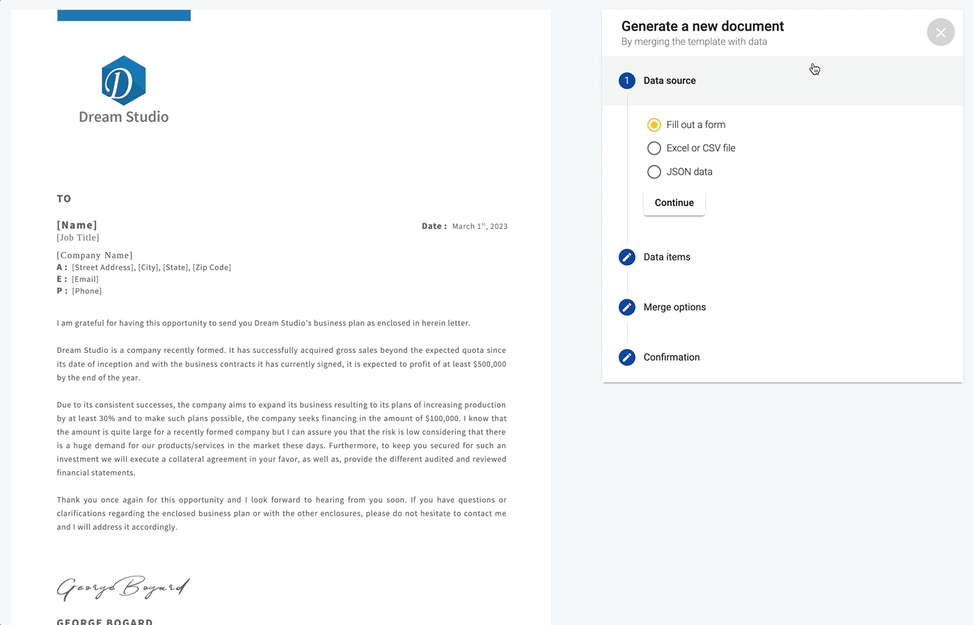 Generate Documents By Filling Out A Form DocuGenerate Generate Documents By Filling Out A Form DocuGenerate