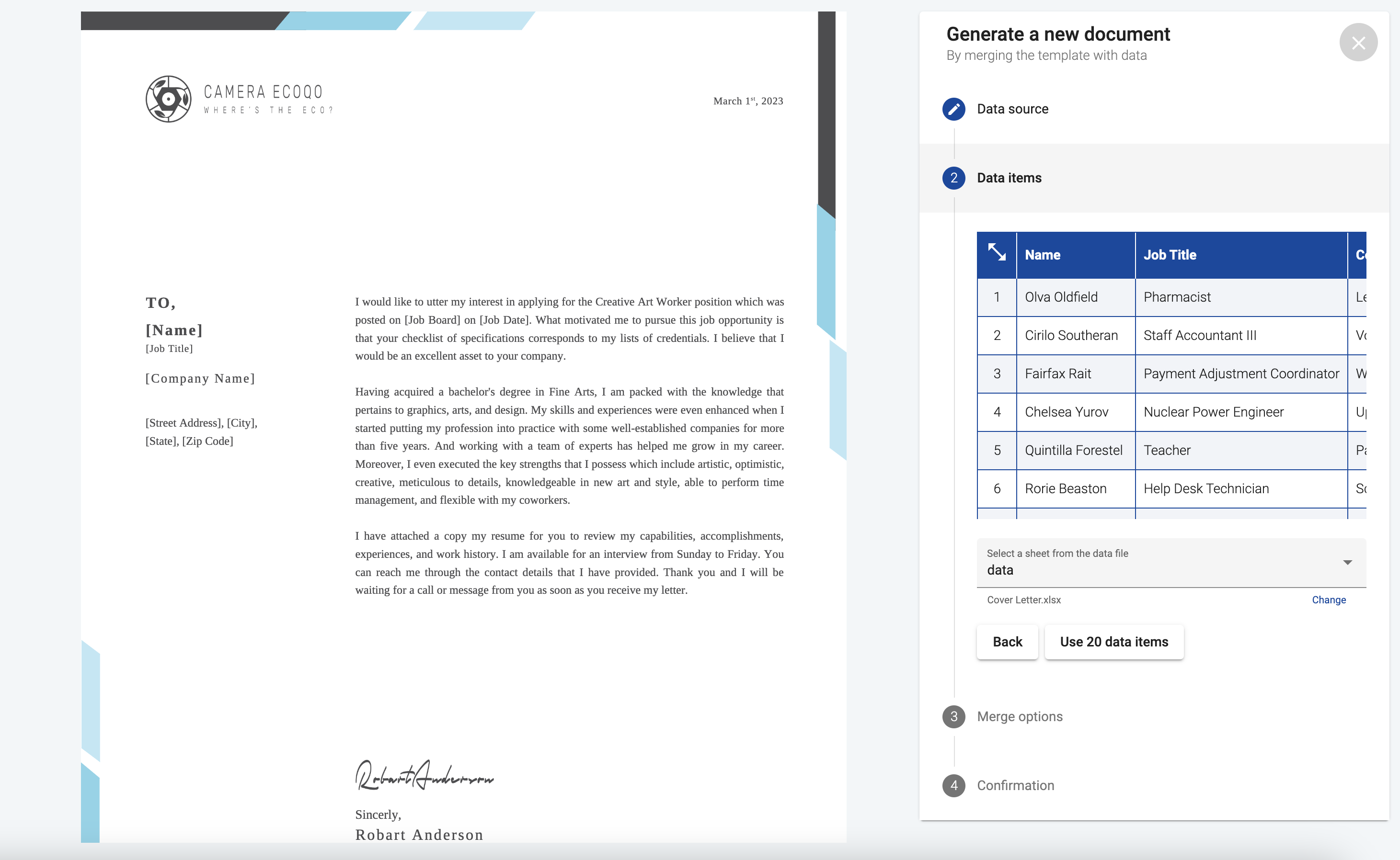 How To Use The Templates From The Template Library DocuGenerate