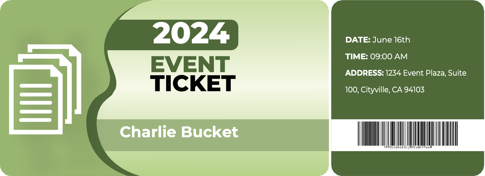 How to Create Event Tickets with Barcodes using Make | DocuGenerate